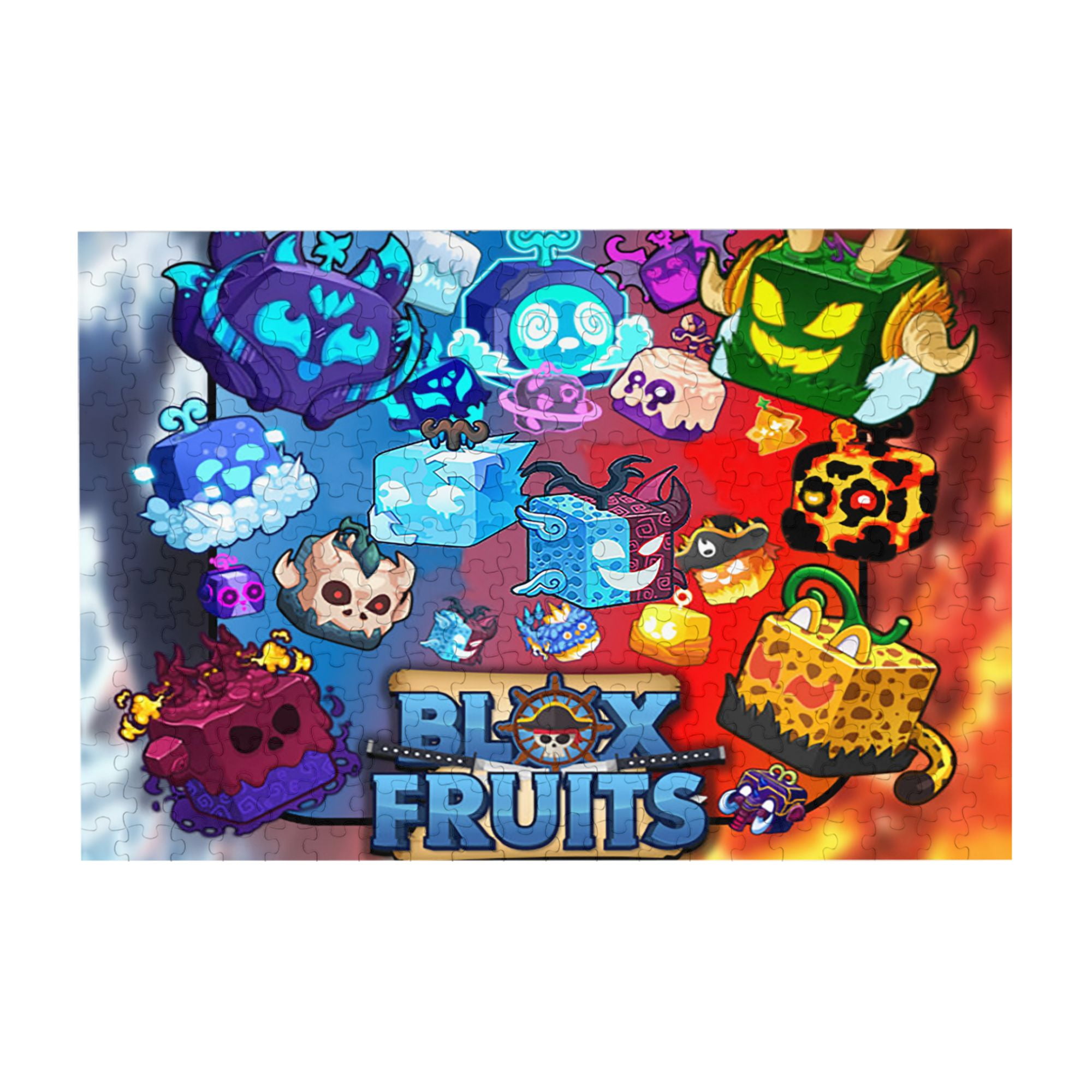 Bl-ox Fruits Wooden Jigsaw Puzzle 300 Piece Puzzles Thick Sturdy ...