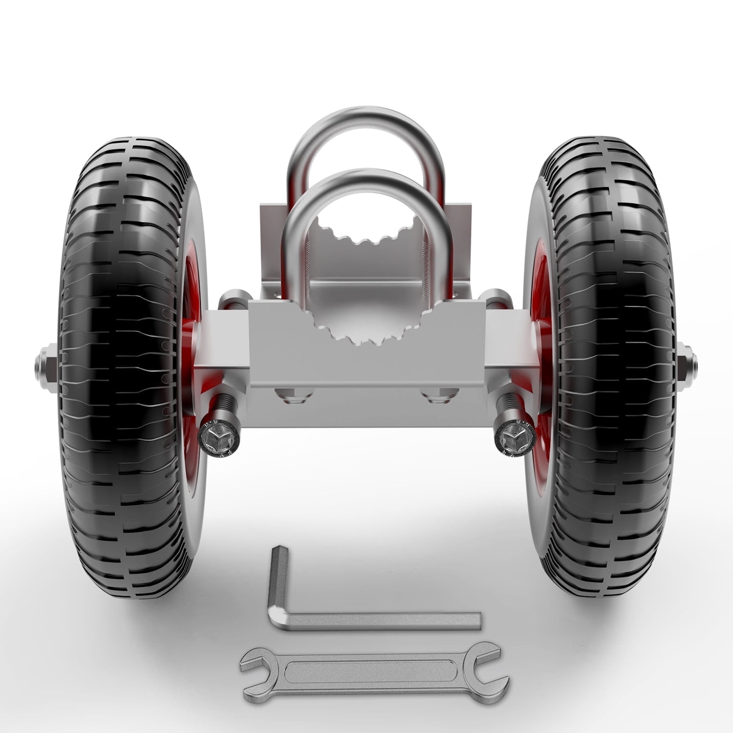 Blütezeit 8-inch Rolling Gate Wheels, Double U-Bolts Heavy Duty Gate ...