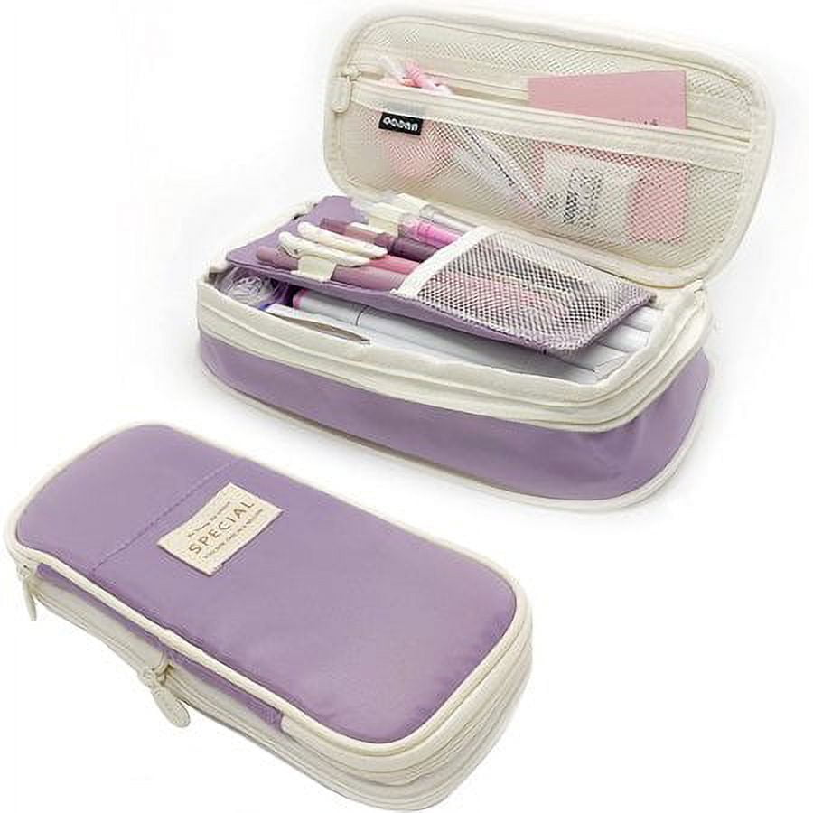 Bla Current Polyester Aesthetic Pencil Case, Purple - Walmart.com