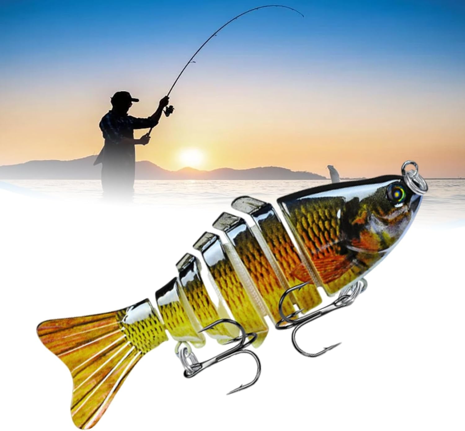 Blaciokamith Fishing Lures – 2025 Upgraded 3D Robotic Swimbait ...