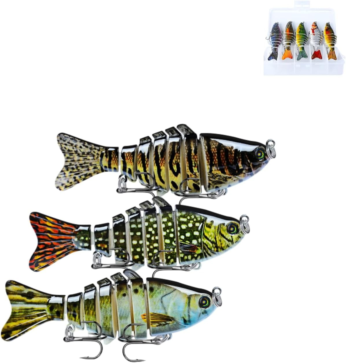 Blaciokamith Fishing Lures, Fishing Gear - Bionic Swimming Bait ...