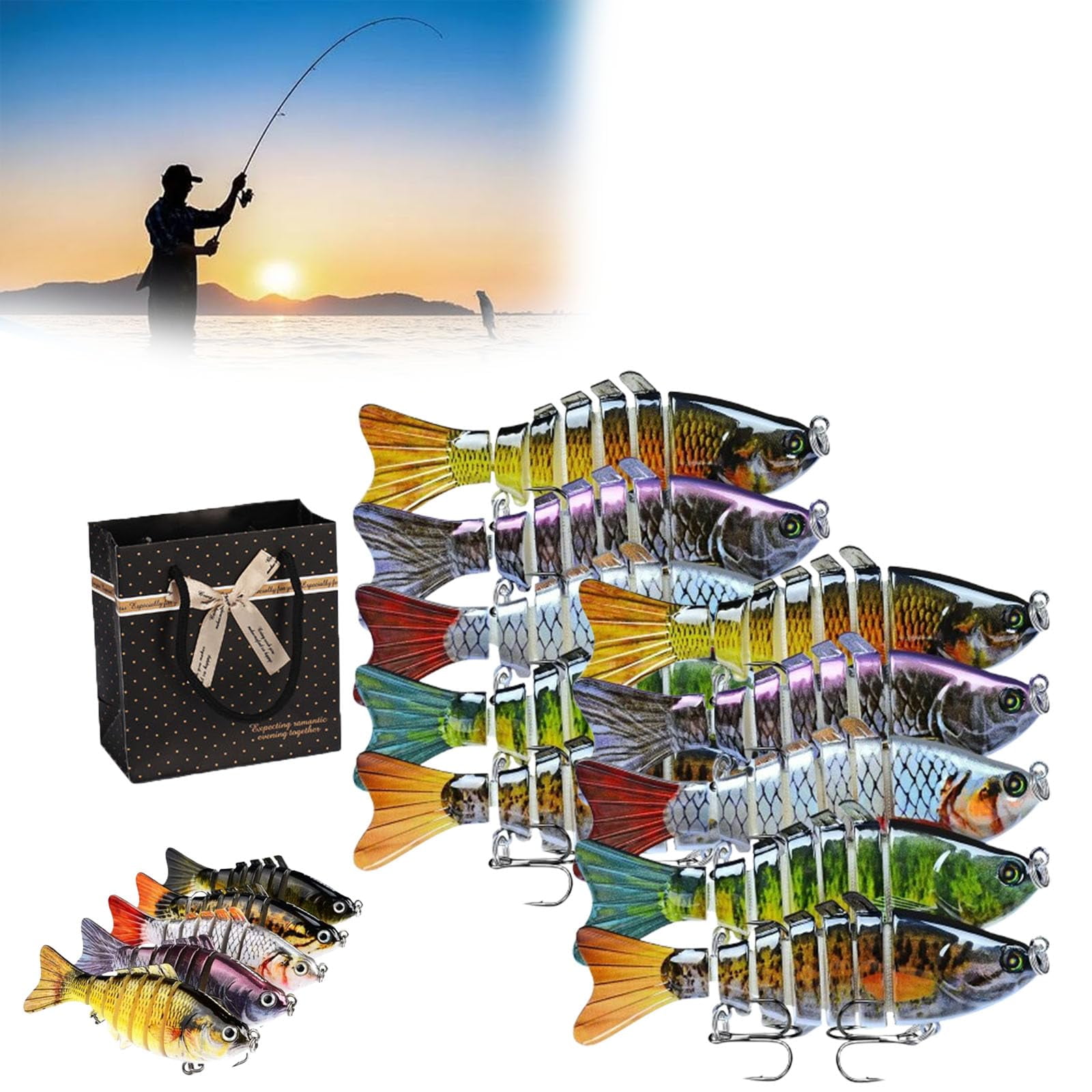 Blaciokamith Fishing Lures, Fishing Gear - Bionic Swimming Bait ...