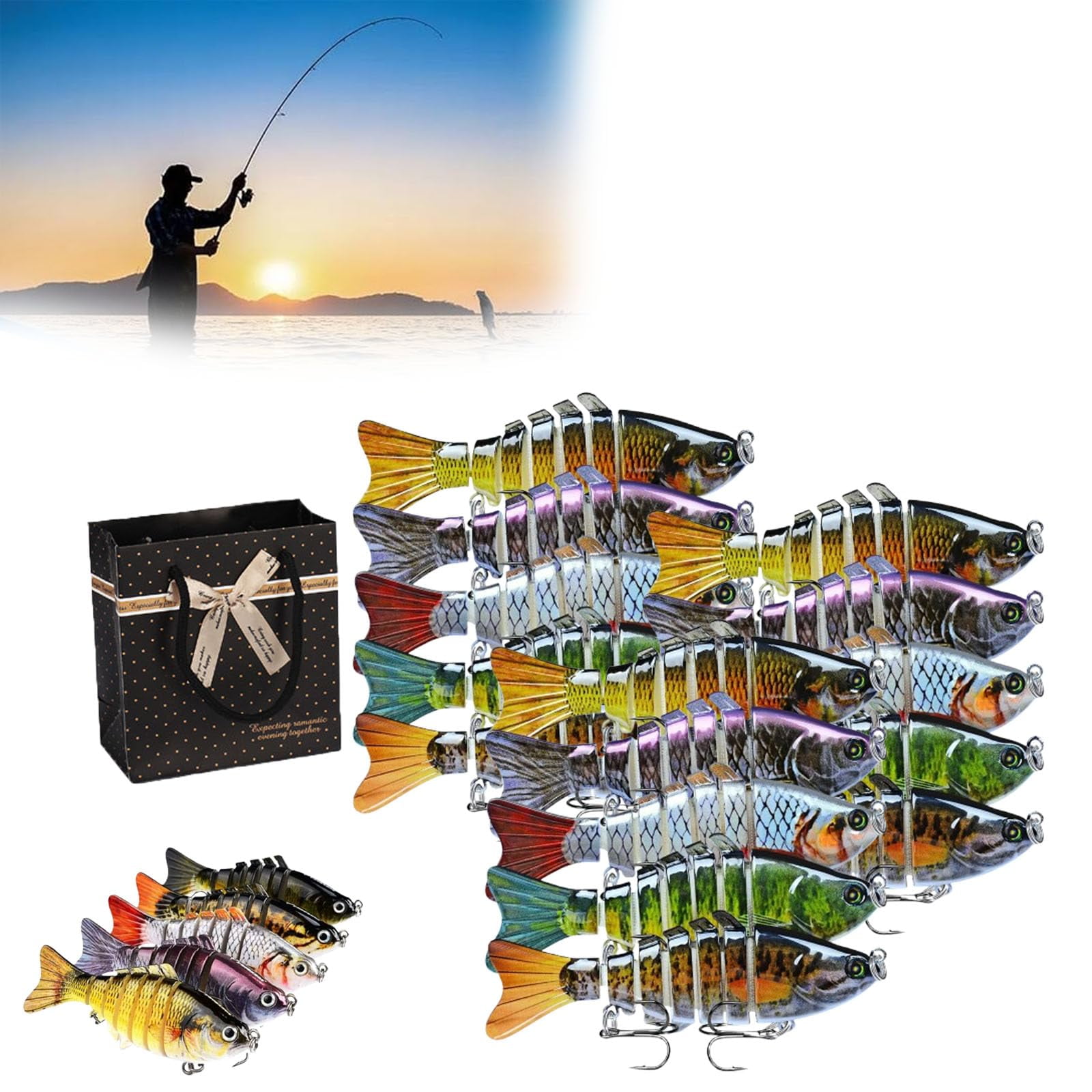 Blaciokamith Fishing Lures, Fishing Gear - Bionic Swimming Bait ...