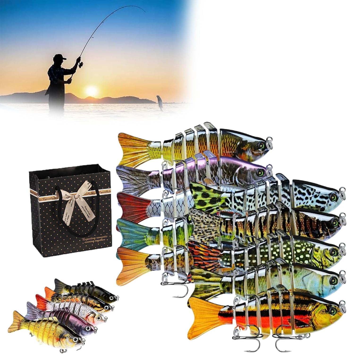 Blaciokamith Fishing Lures, Fishing Gear - Bionic Swimming Bait ...