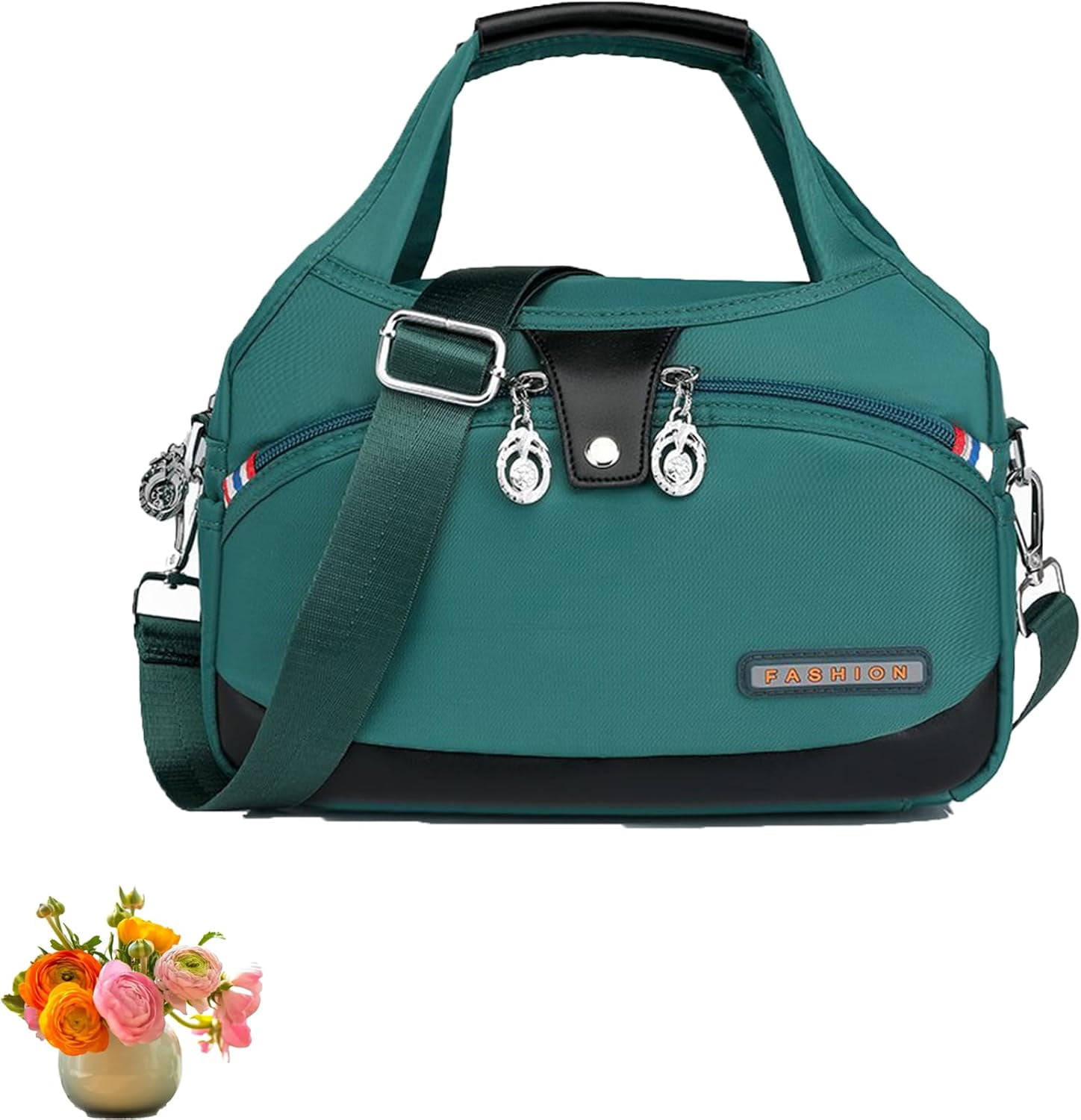 Blaciokamith Tote Bag, Soft Side Lightweight Underseat Tote Bag, Large ...