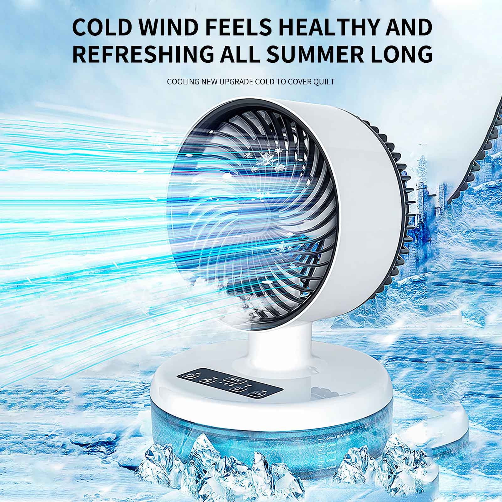 Black(^0^)Friday, Circulation Folding Cold Fan, Household Office ...