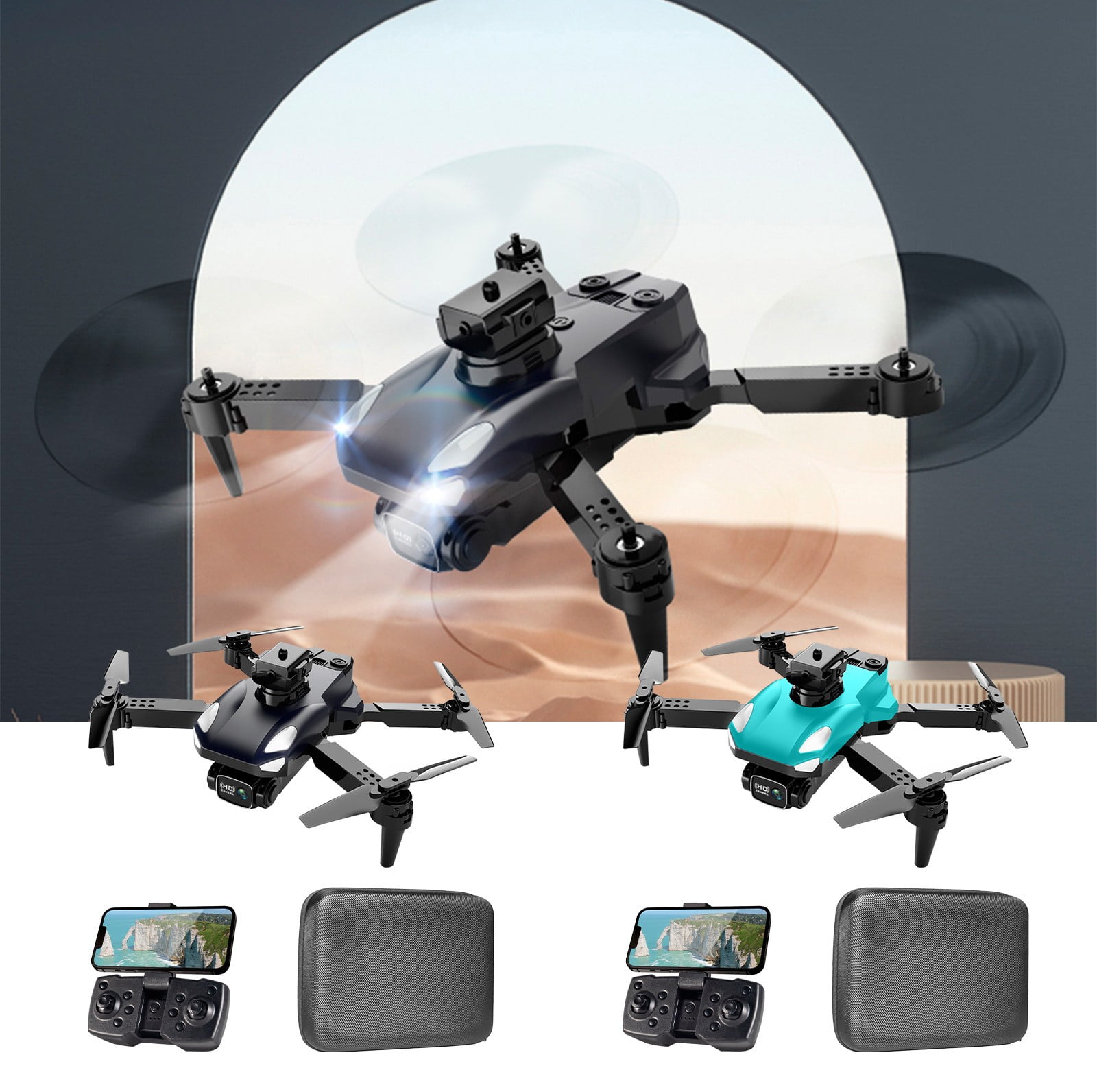 Black(^0^)Friday, Foldable Drone with 1080P HD Camera, FPV Drone for ...