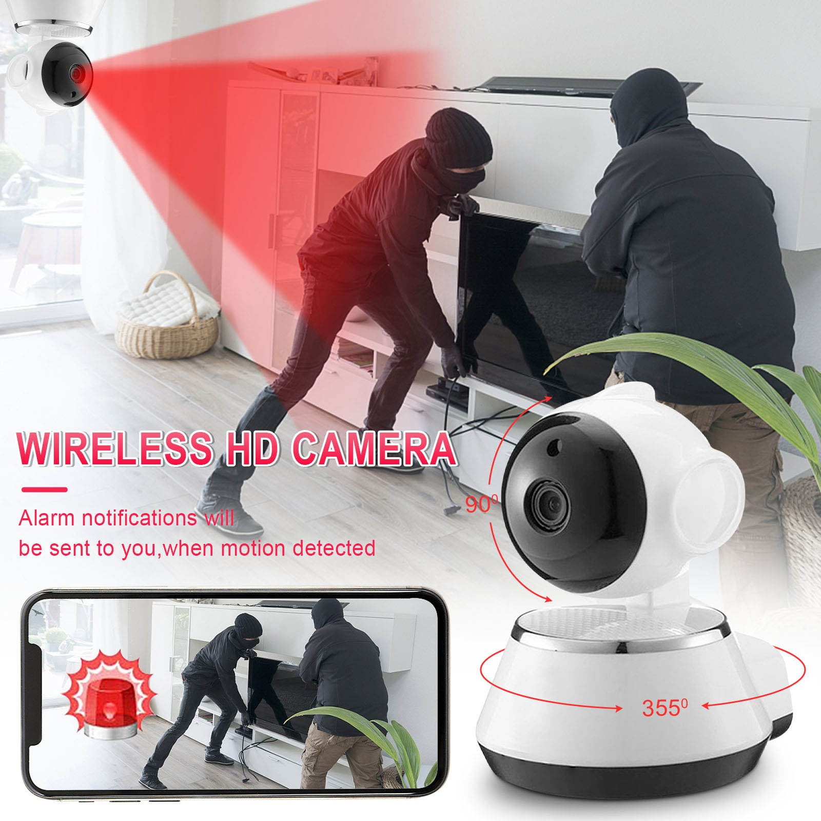 Black(^0^)Friday, HD 1080P Mini IP Camera, WiFi Wireless Security ...