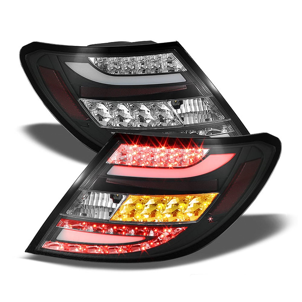 Black 08-10 Mercedes W204 C-Class Led Perform Tail Lights Lamp Left ...