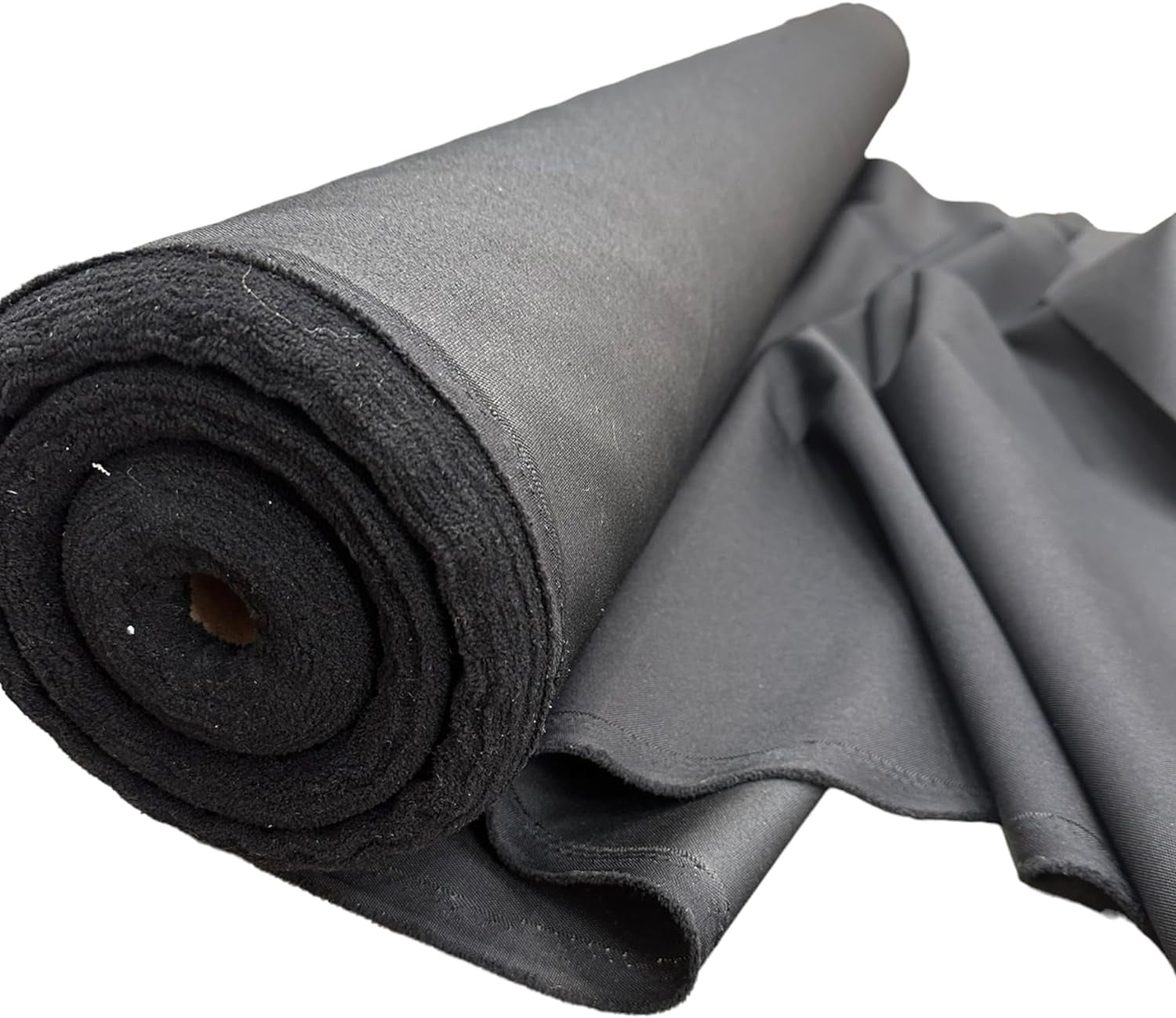 Black 1,000 Denier Canvas Waterproof Outdoor/Indoor Fabric Pure Finish ...