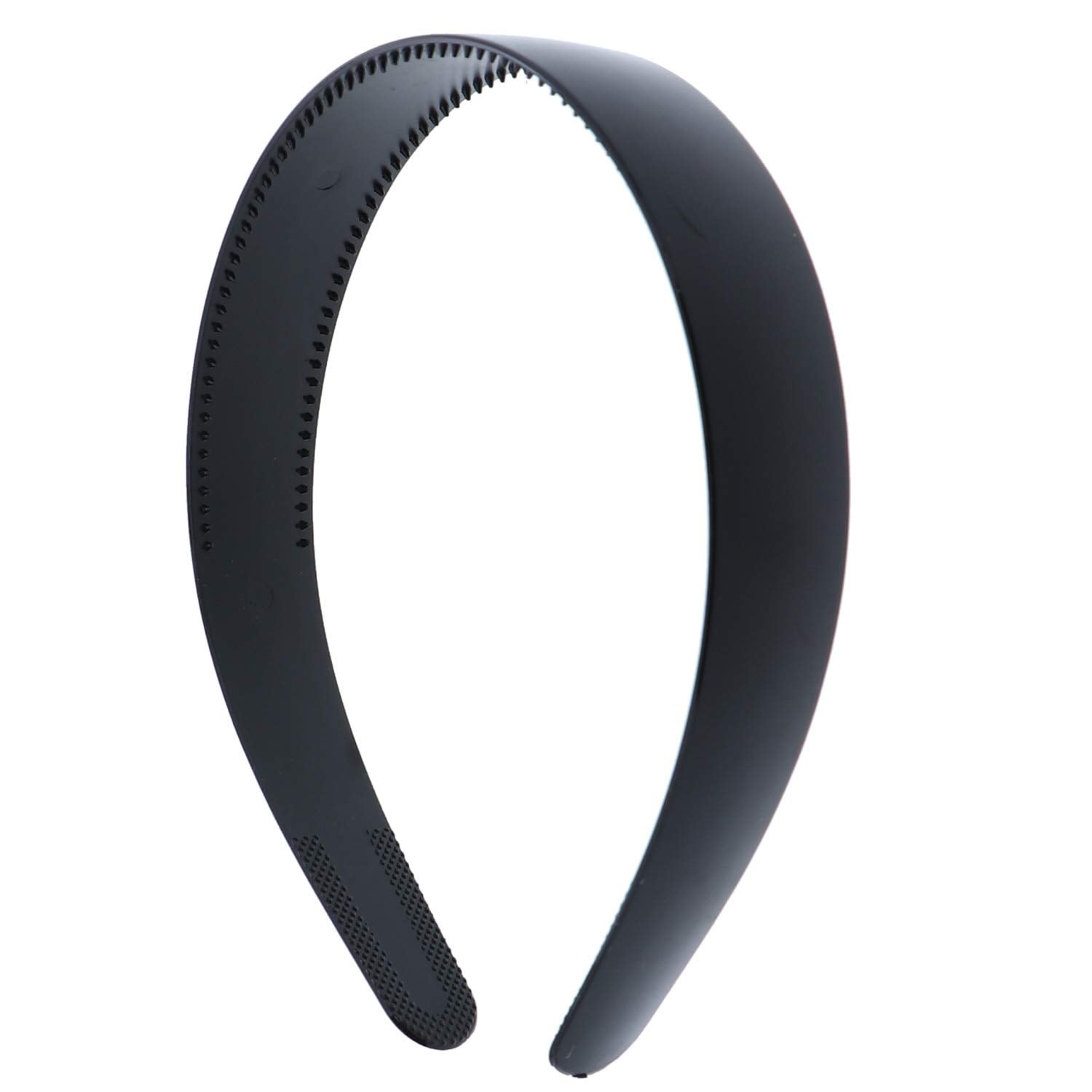 Motique Accessories Black 1 inch Durable Plastic Headband with Teeth ...