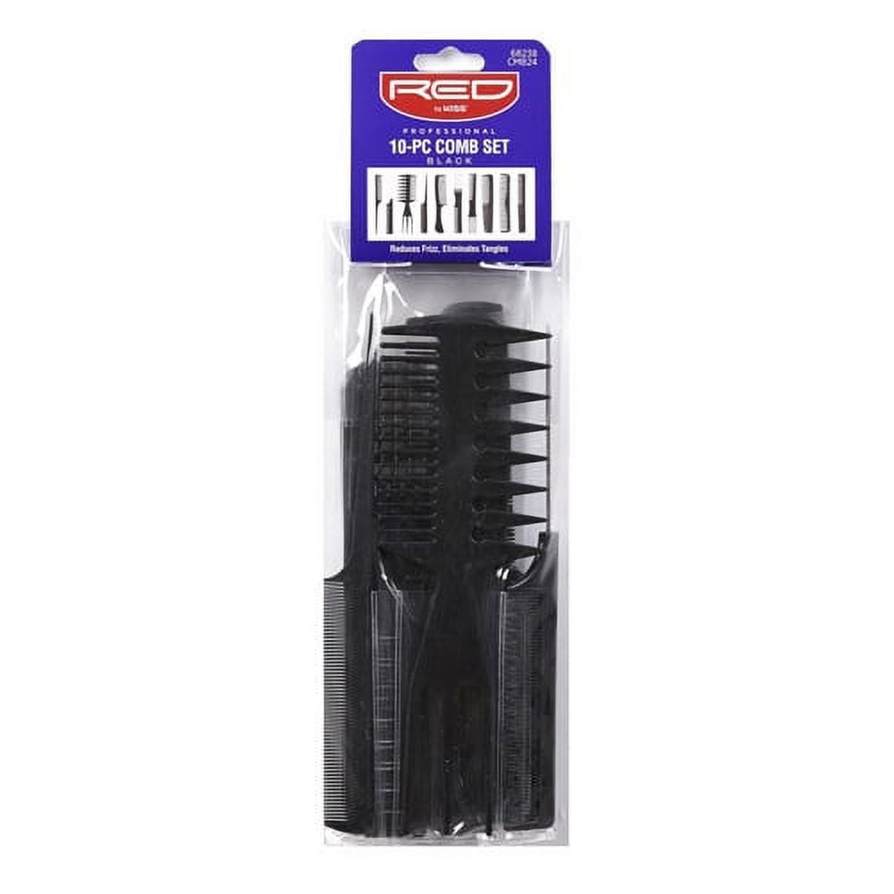 Black 10-Piece Comb Set - Walmart.com