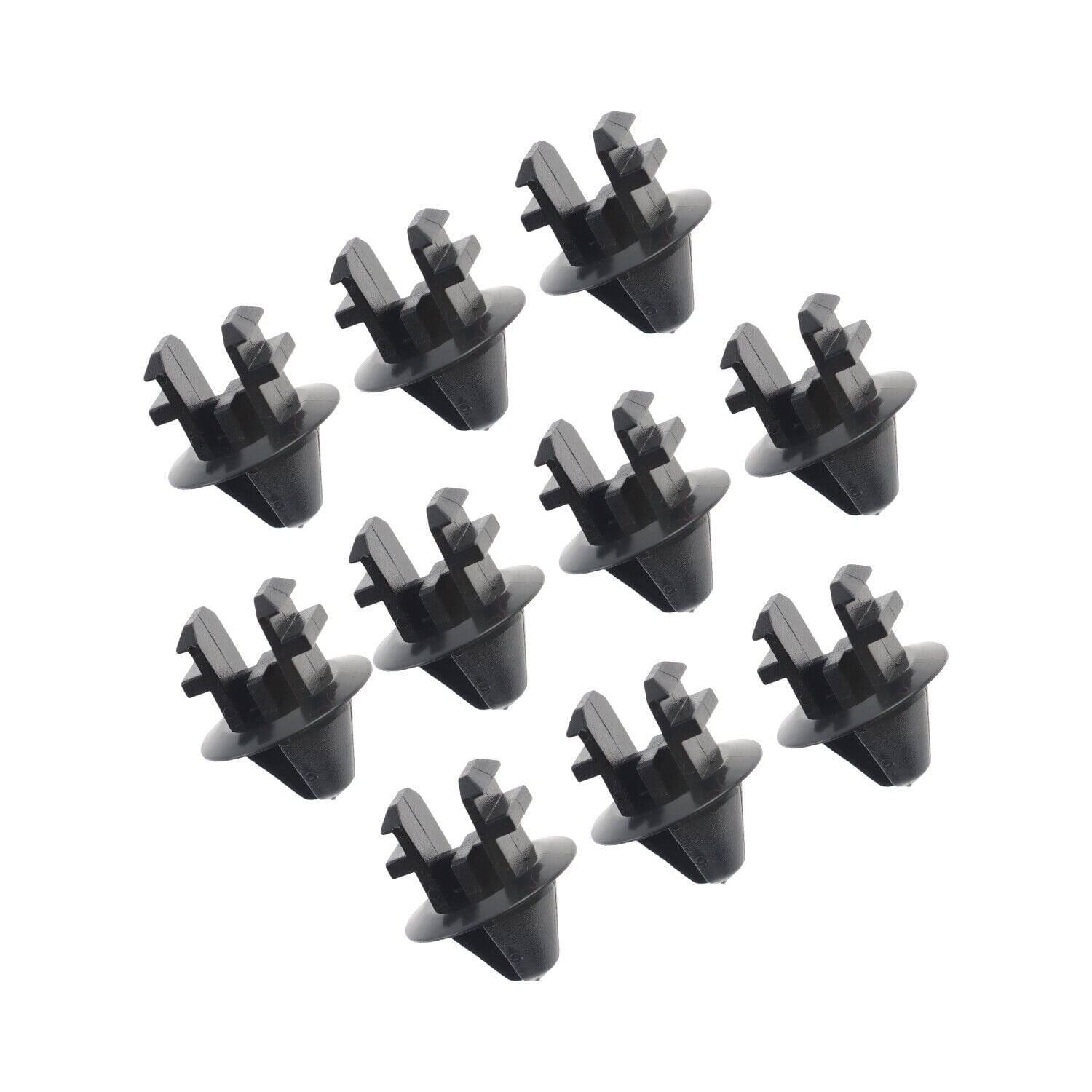 Black 10Pcs Cowl Grille Cover Clips Fastener for Ford Lincoln 2015-2021 ...