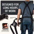 Black 10oz Canvas Chef BBQ Apron with Bottle Opener and Hand Towel ...