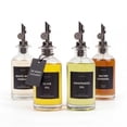 Black 11.8 fl oz (4-Pack) Oil Dispenser Kitchen Cooking Utensil Set ...