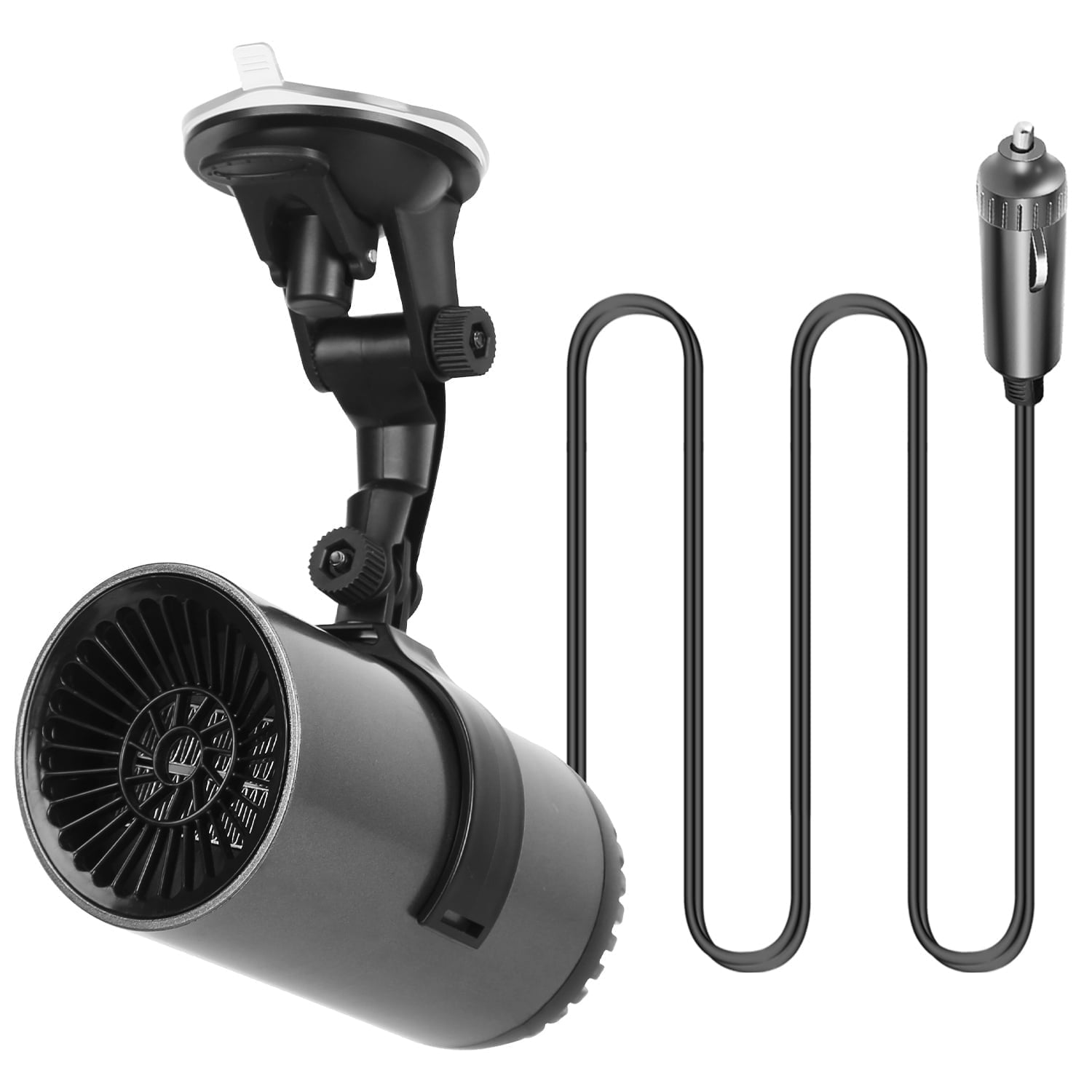 Black, 12V 150W Portable Car Heater - Walmart.com