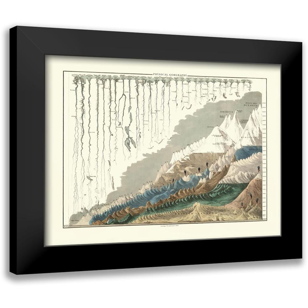 Black 14x11 Black Modern Framed Museum Art Print Titled - Physical ...