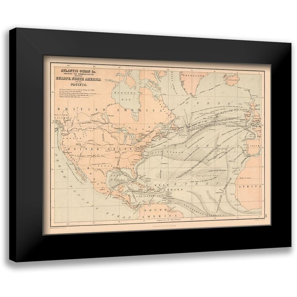 Black 14x11 Black Modern Framed Museum Art Print Titled - Telegraph ...