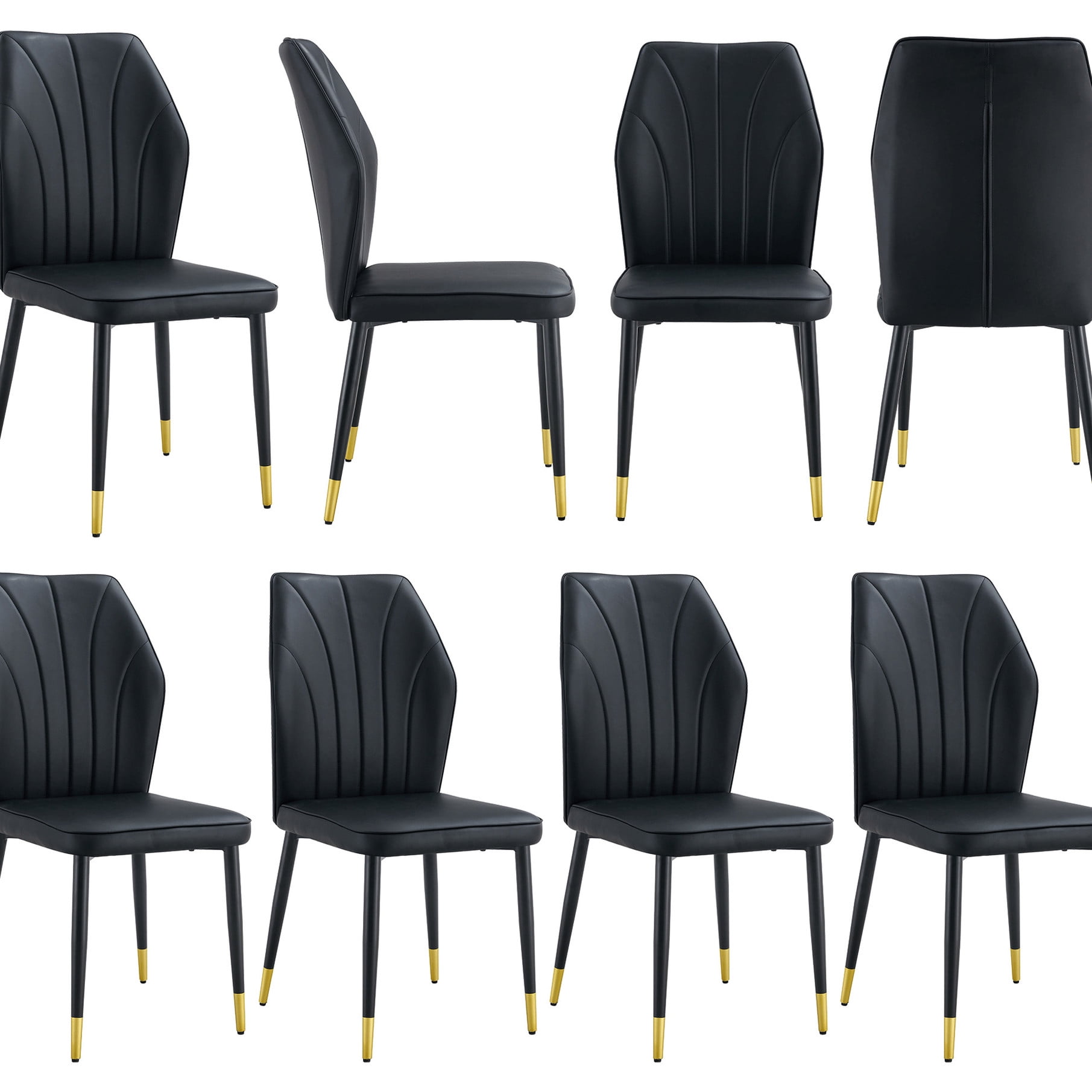Black 15.32lb PU - Ergonomic Backrest Shape - Multiple Rooms - Anti ...