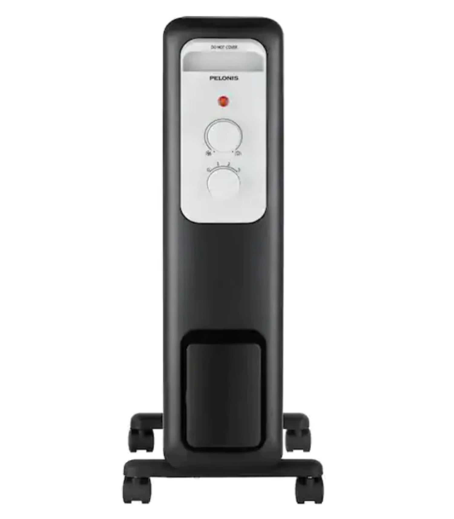 Black 1500W Electric 3 Speed Oil-Filled Radiant Space Heater for Medium ...