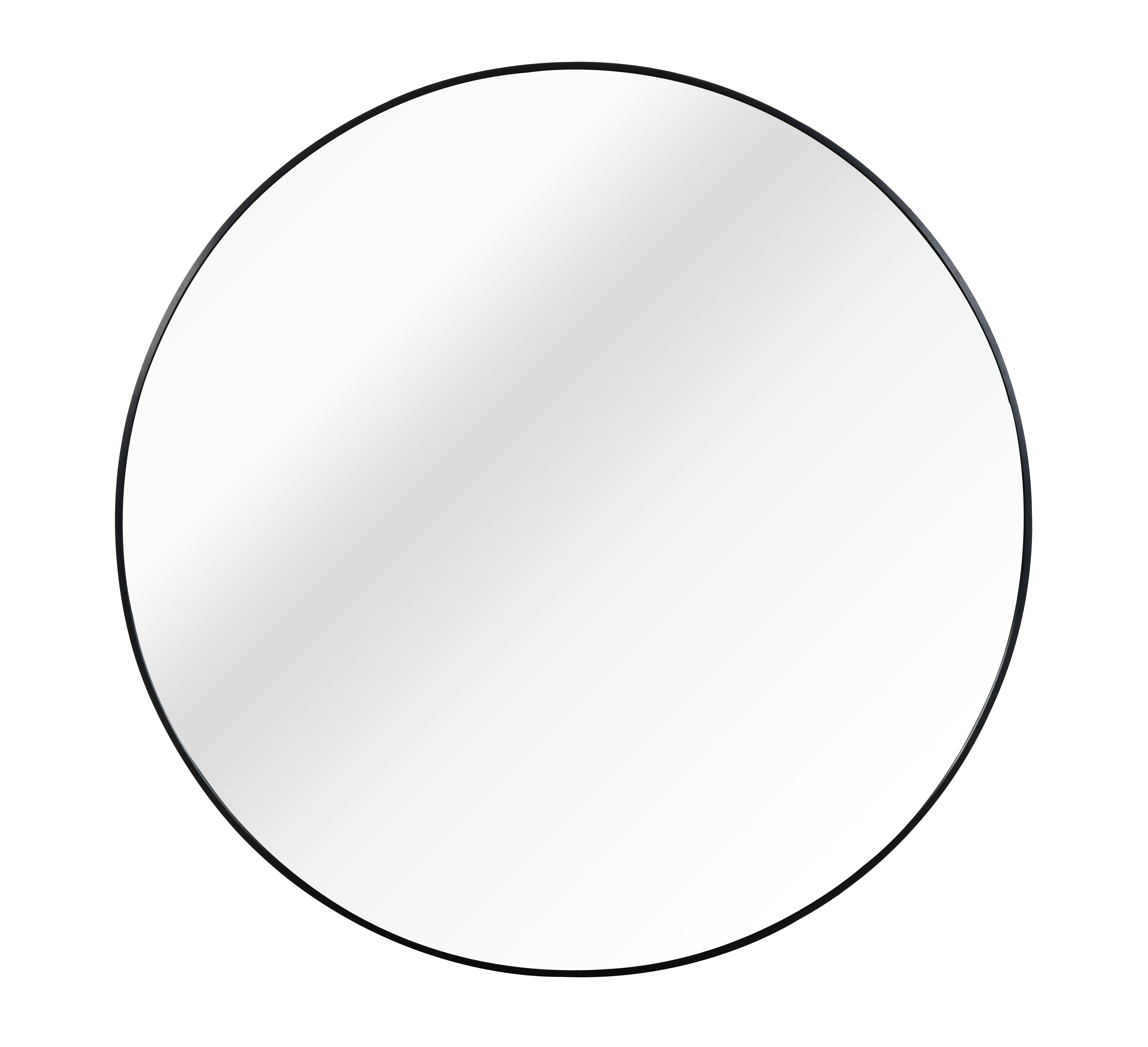Black 16 Inch Metal Round Bathroom Mirror - Walmart.com