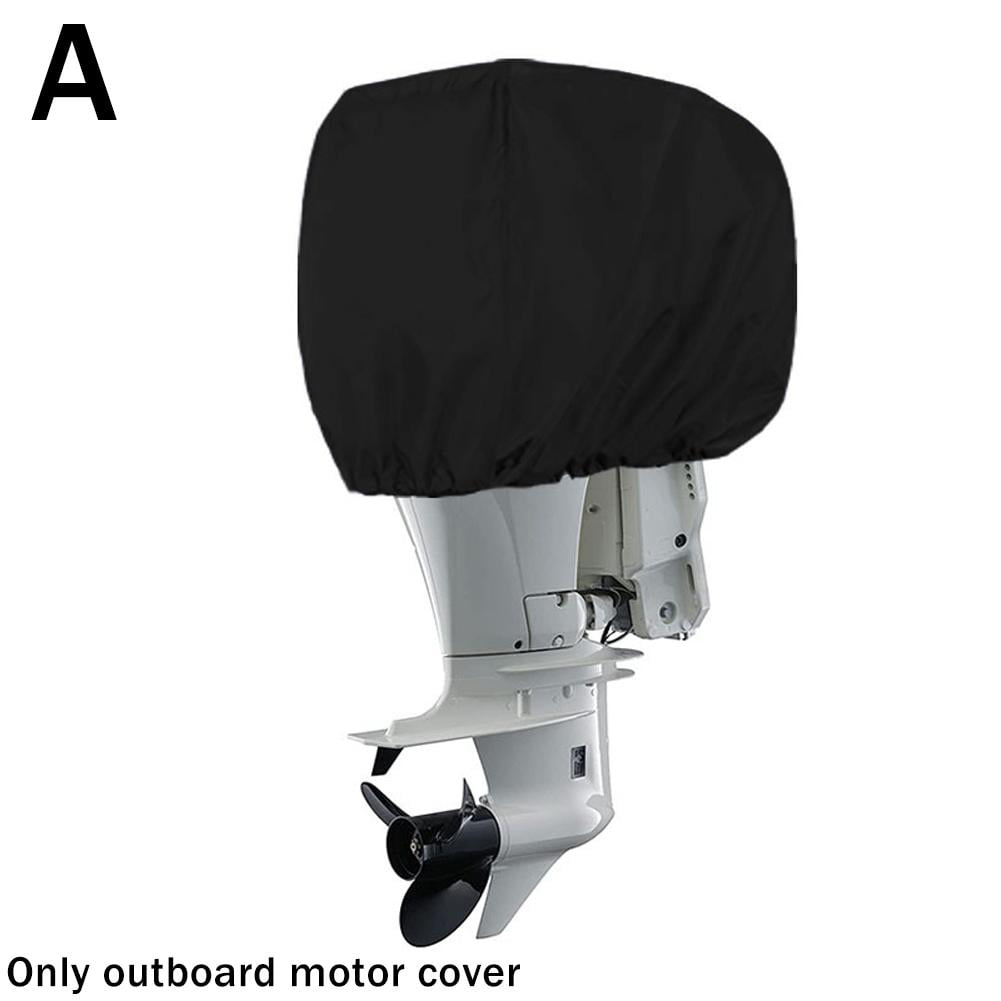 Black 175-250hp Boat Outboard Engine Sun Protection Cover Yacht Engine ...