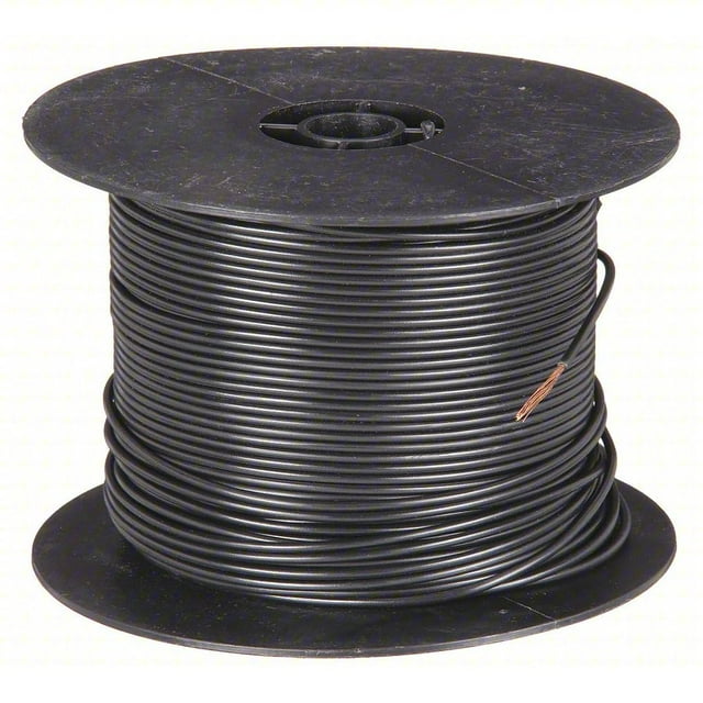 Black 18 Gauge Primary motive Cable Wire 500 FT Spool/Coil of 100% ...