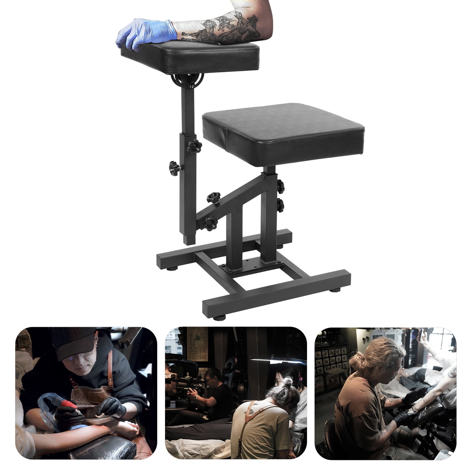 Black 180° Adjustable Chair Multiple Use Chair Floor Standing Hair ...