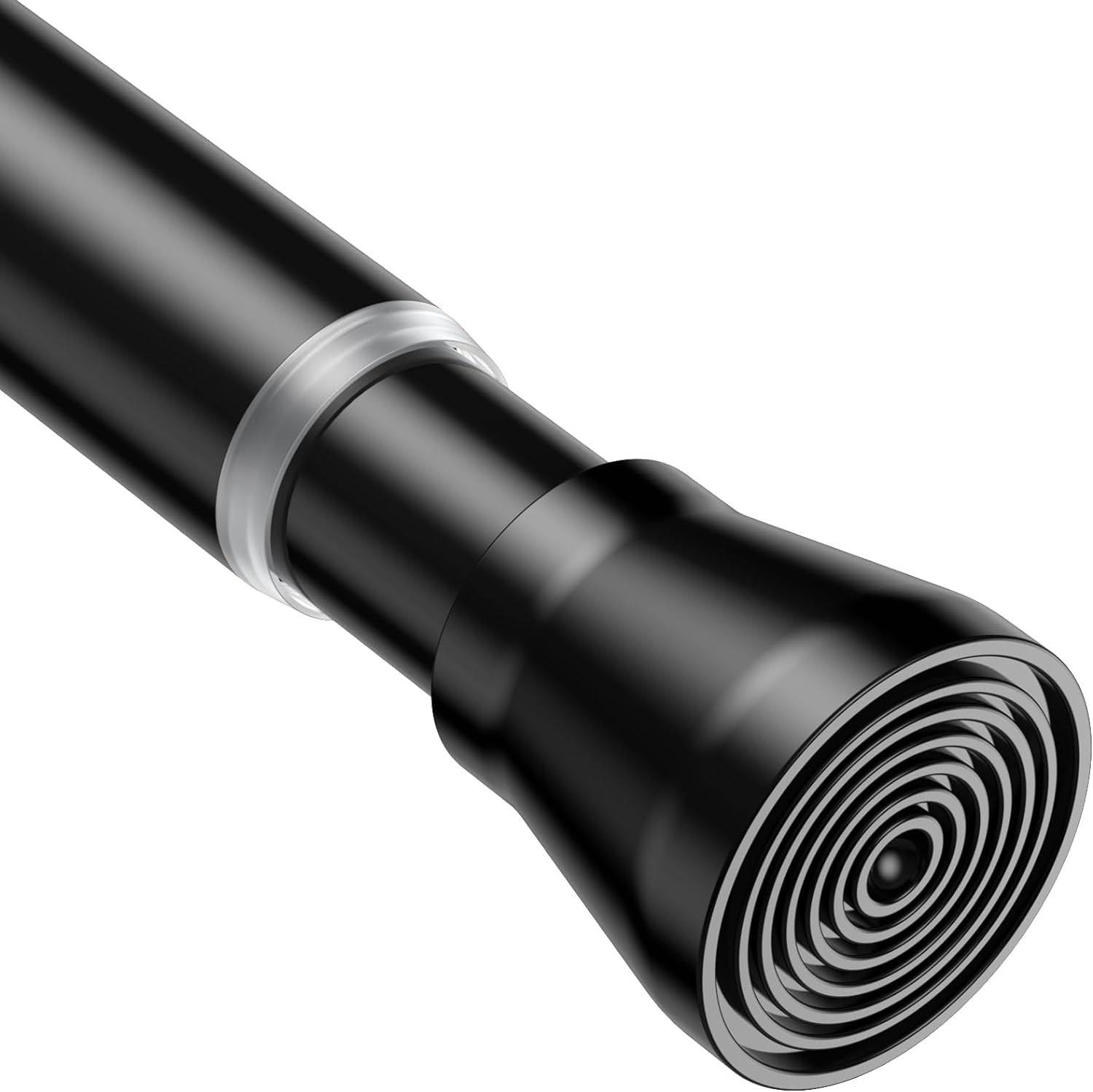 Black 1pcs Spring Tension Curtain Rods 16-28 Inches, Short Tension Rod ...