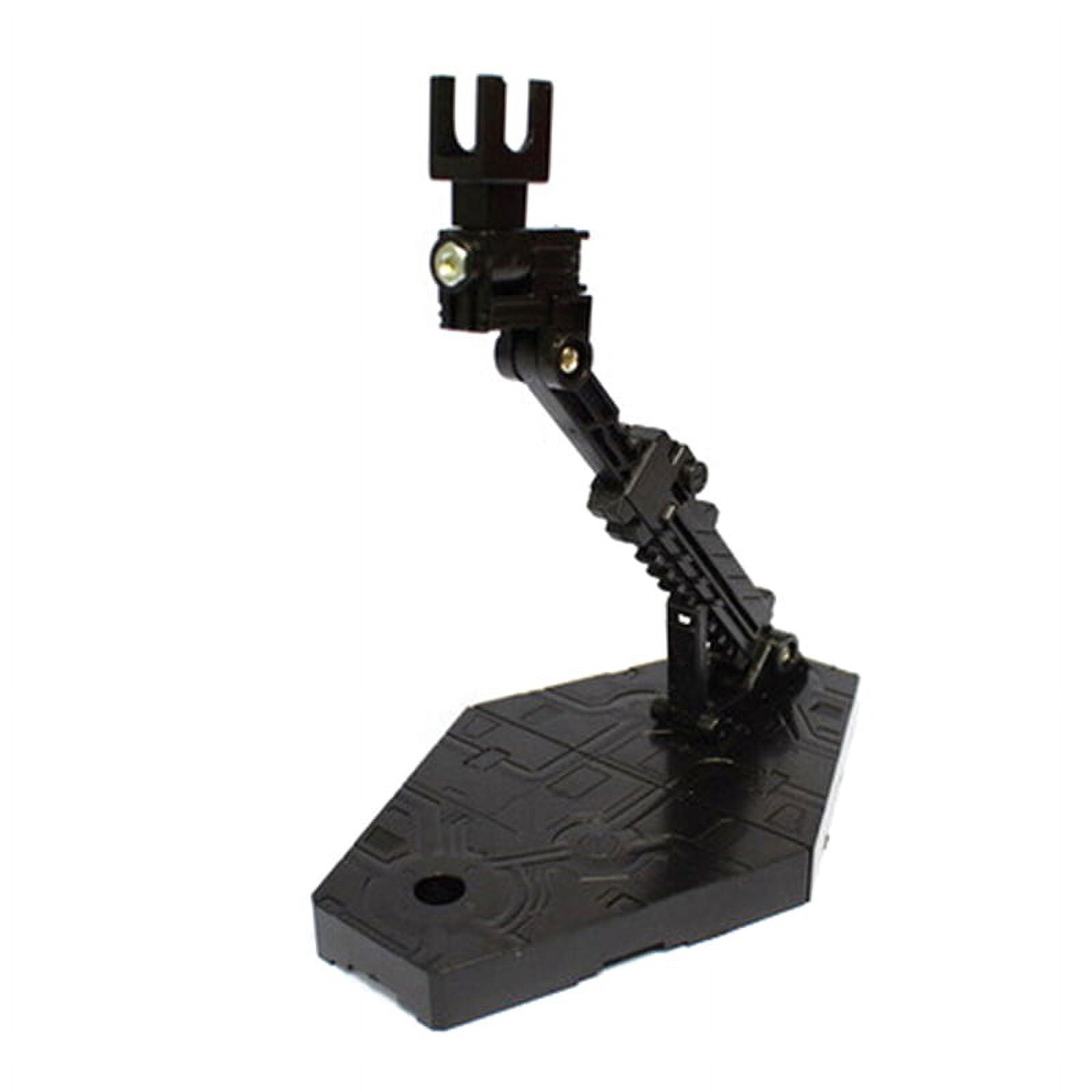(Black) 1x Action Figure Base Adjustable Display Stand Support Bracket ...