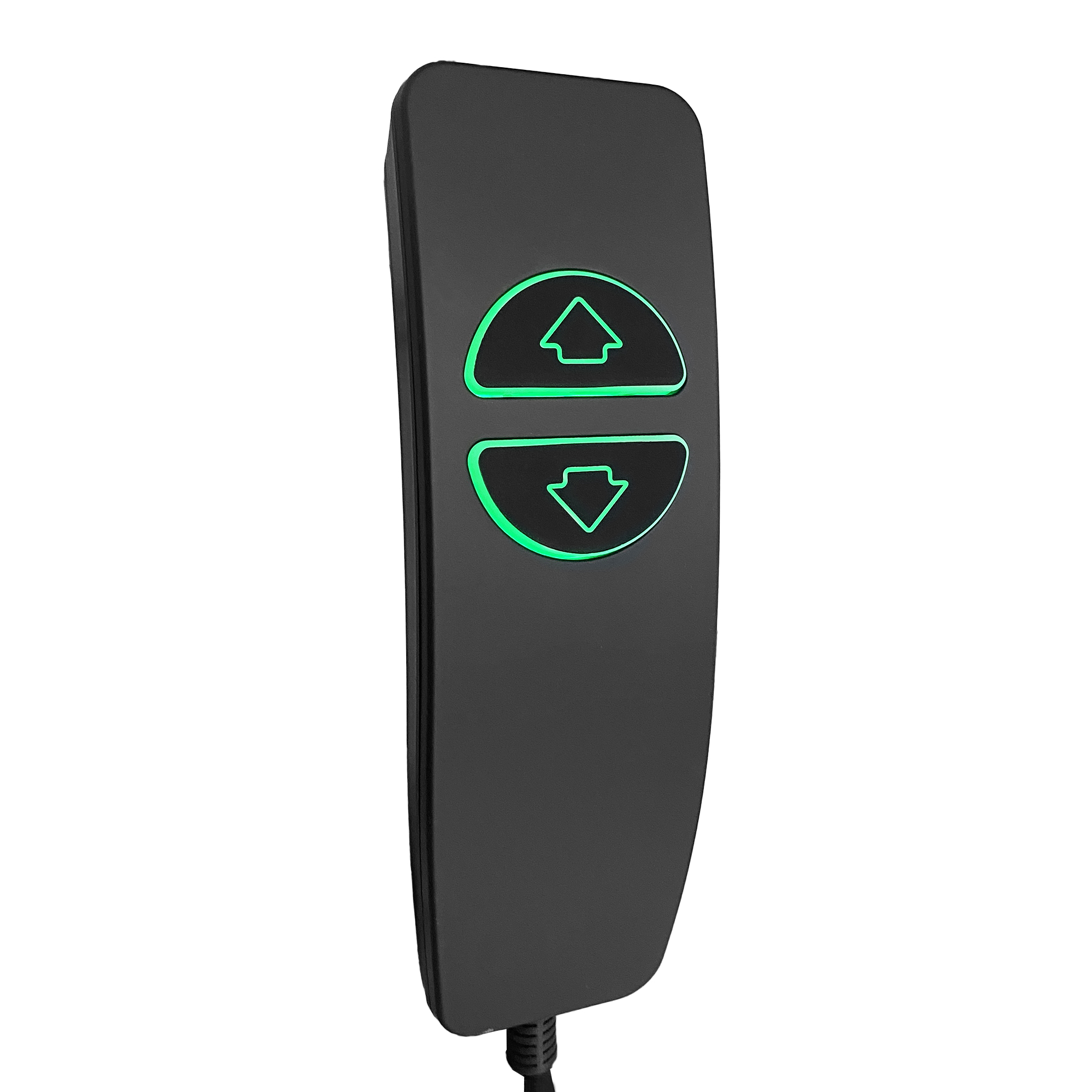 Black 2 Button 5 Pin Prong Hand Control Handset Remote with Backlight ...