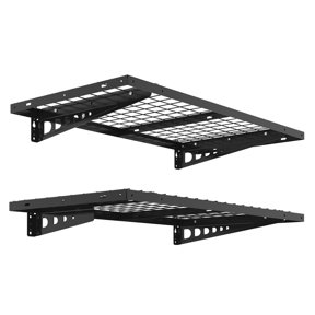 Expandable Closet Shelves - 4 Pack - 21.5"-32"- Mounts to Floating Back ...