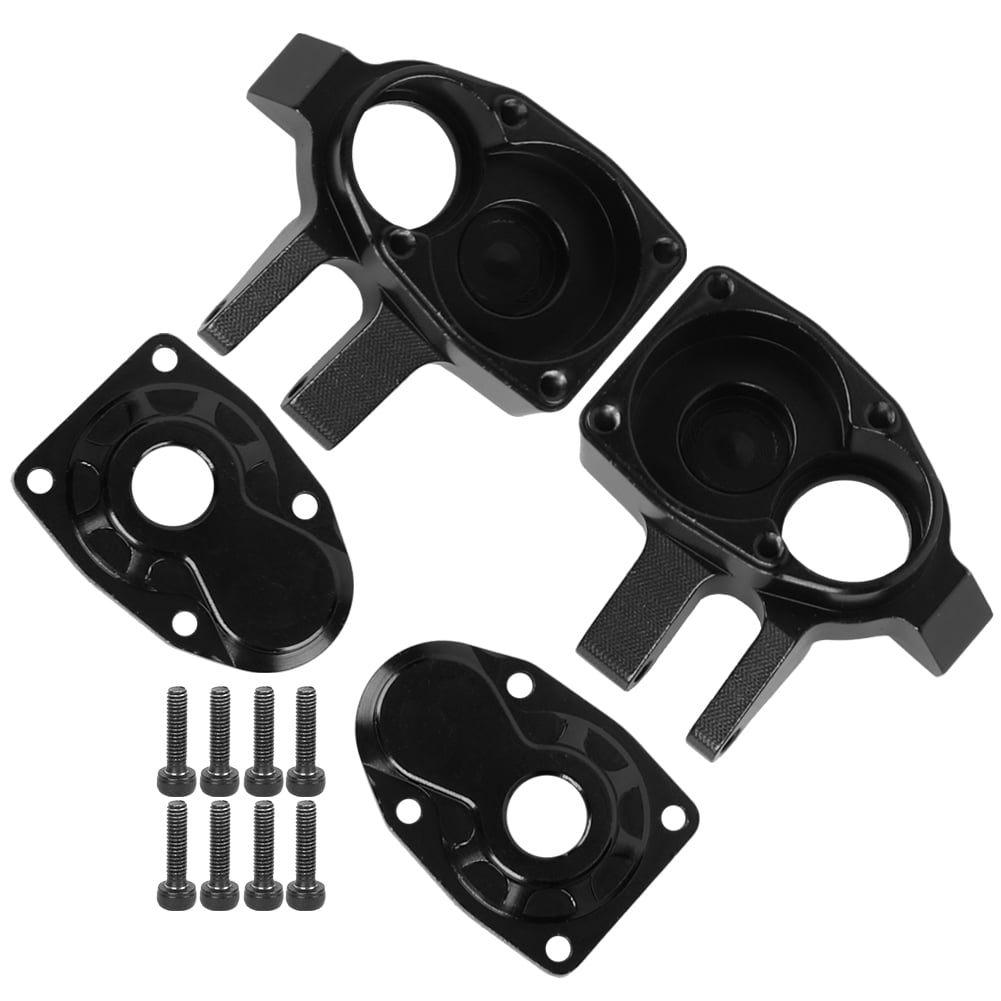 Black 2-Pack Aluminum Alloy Front Axle Steering Cup Housing Shell for ...