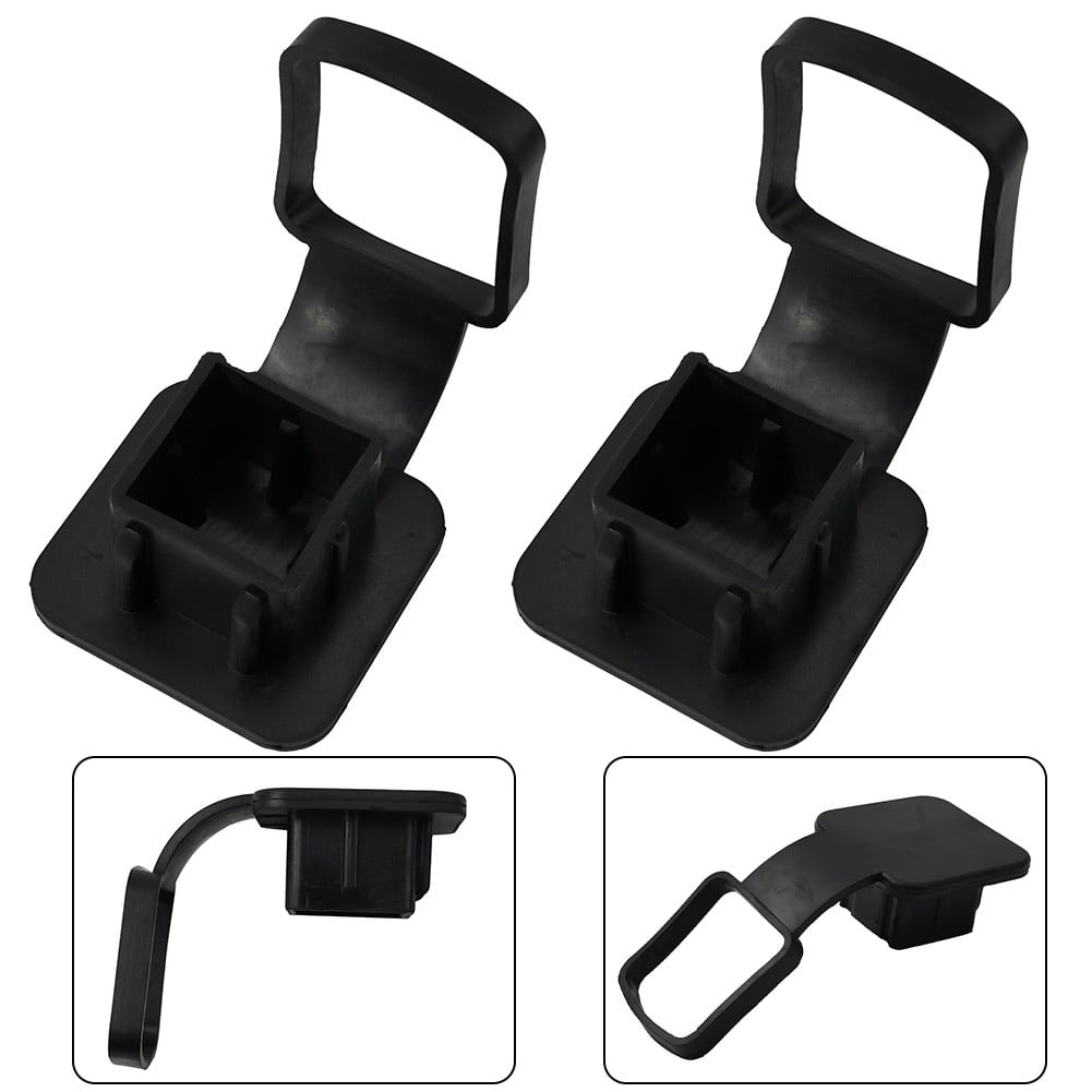 Black 2\" Rubber Hitch Receiver Cover Tow Trailer Tube Plug Cap 4-Way ...