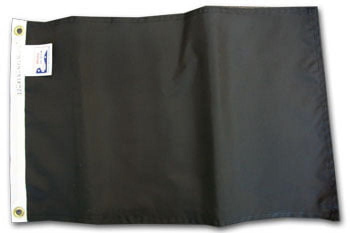 Black - 2'X3' Solid Color Nylon Flag - Walmart.com