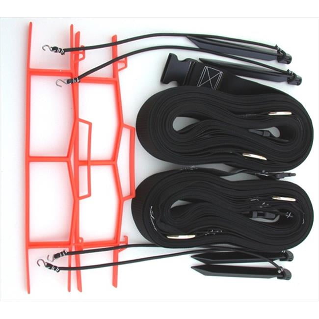 Black 2-inch Non-adjustable Web Courtlines - Walmart.com