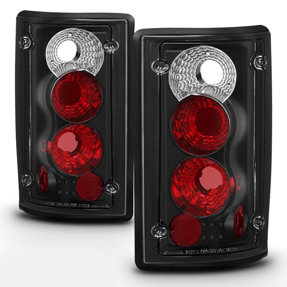 Black 2000-2006 Ford Excursion 95-06 Econoline Van E-Series Tail Lights ...