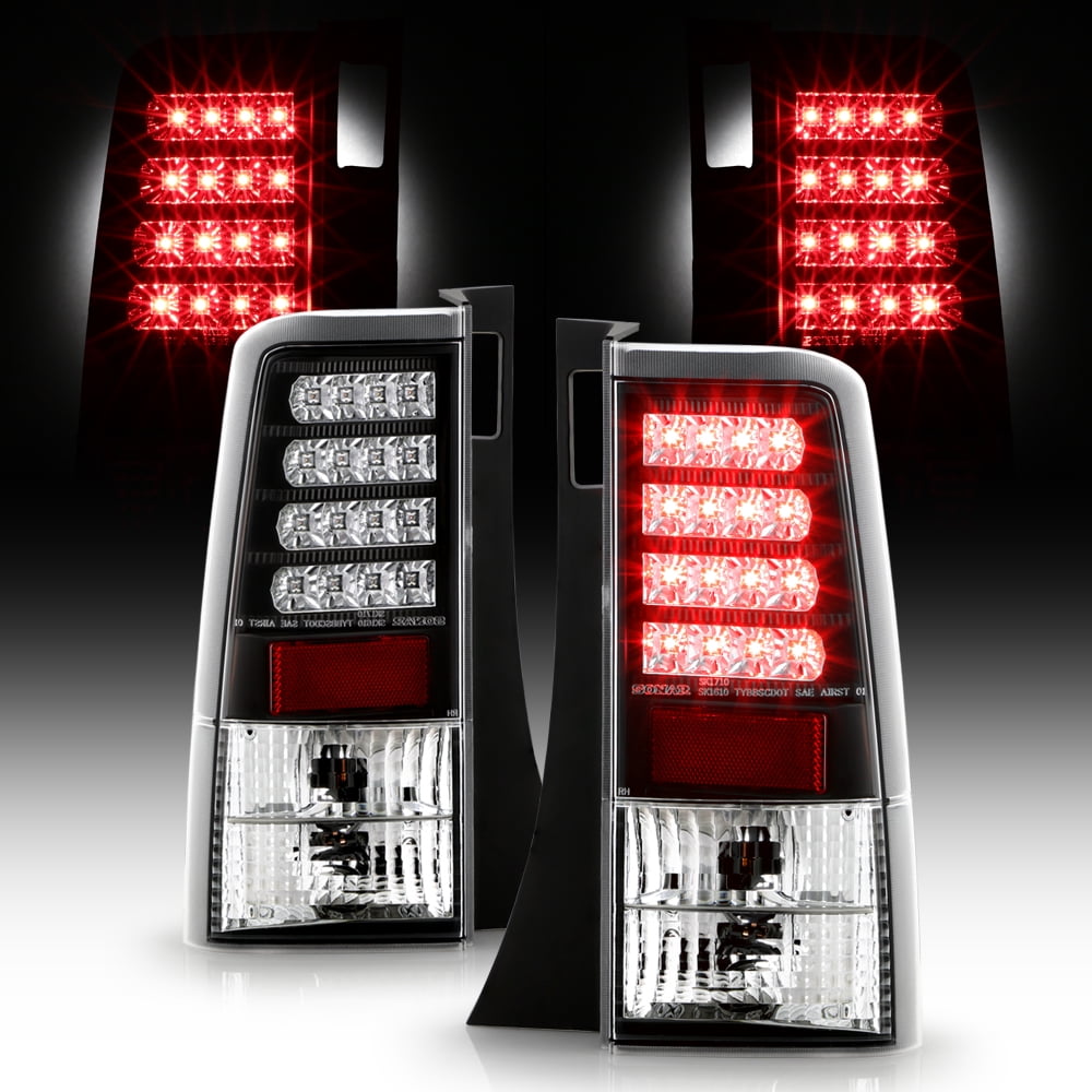 Black 2004 2005 2006 Scion Xb Bb Lumileds LED Tail Lights Brake Lamps ...