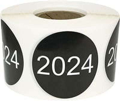 In Stock Labels Black 2024 Circle Dot Stickers, 1.5 Inch Round, 500 ...