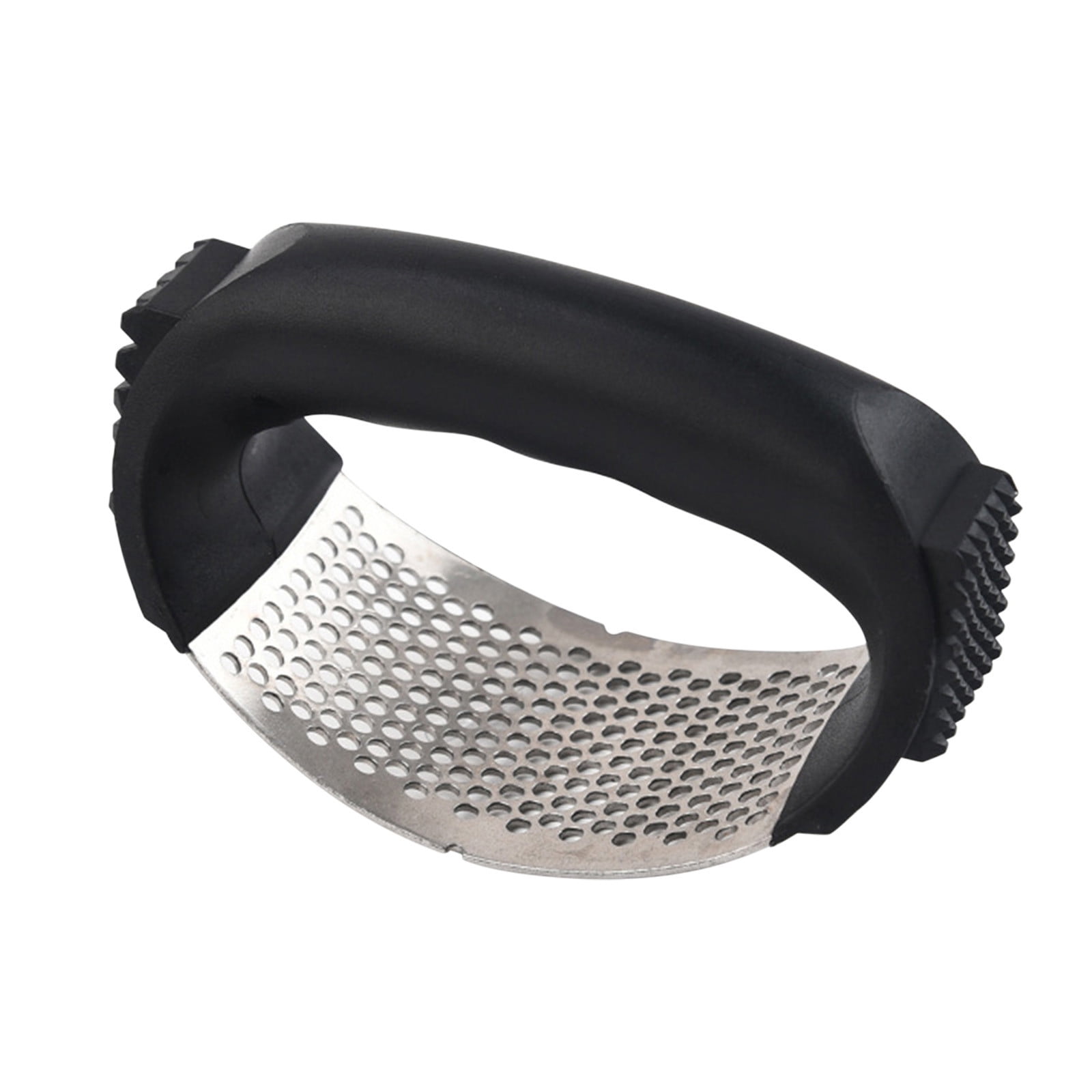 Black 2024 Upgrade Stainless Steel Garlic Press Rocker Mincer Crusher ...