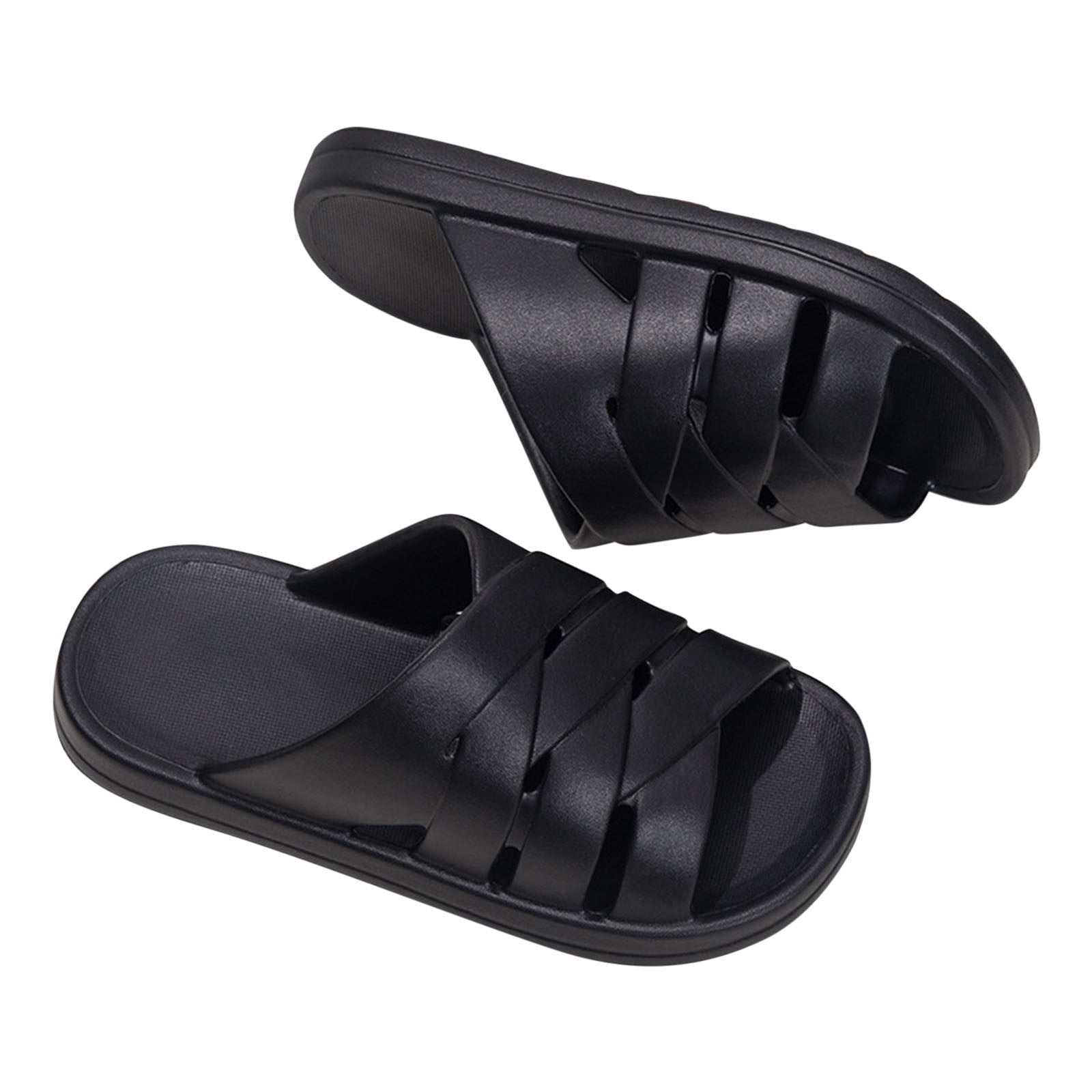 Black 2026 Womens Casual Eva Slippers Summer Indoor Outdoor Round Toe ...