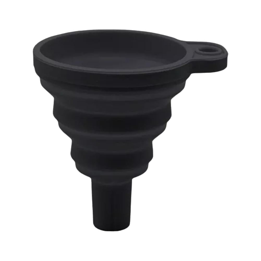 Black 20g Silicone Liquid Separation Filter Funnel Portable Foldable ...
