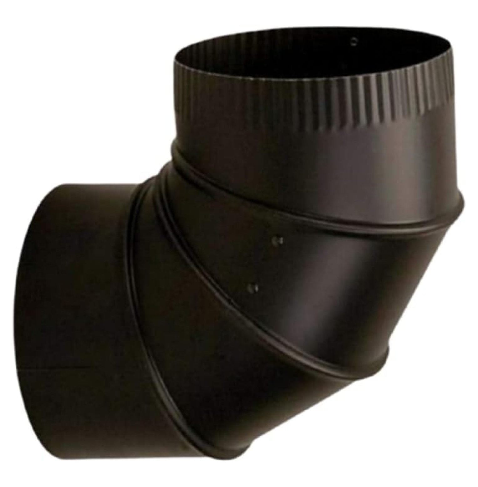 Black 24 Gauge Steel BM0014 6" Dia. Stove Pipe Elbow 90° Adjustable ...
