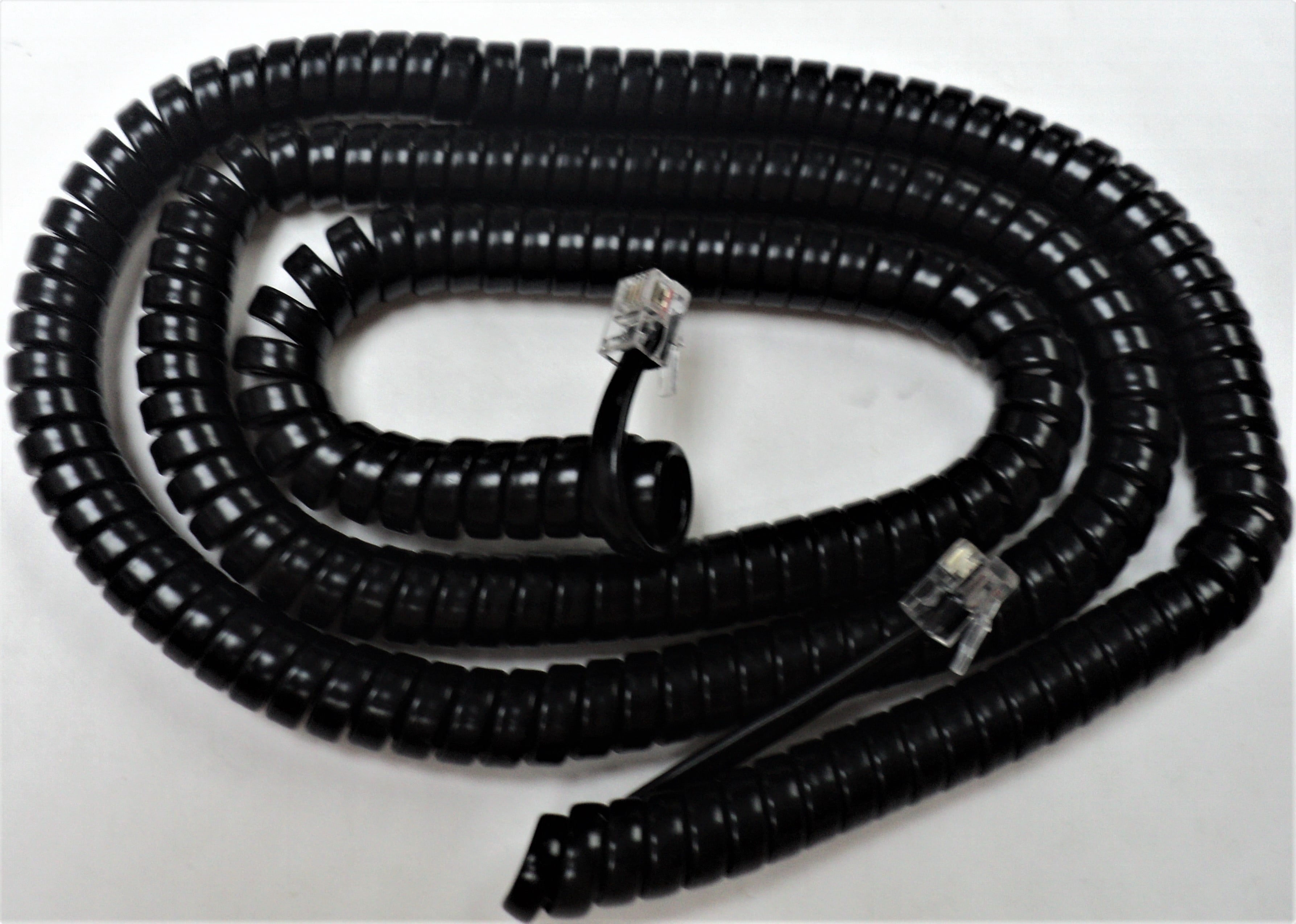 Motorola 25Ft Handset Cord, Black Telephone Cable - Walmart.com
