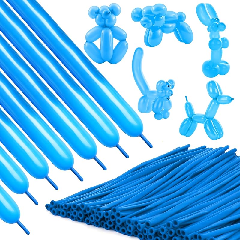 Black 260 Balloons 100PCS Long Balloons for Balloon Animals Thickening ...