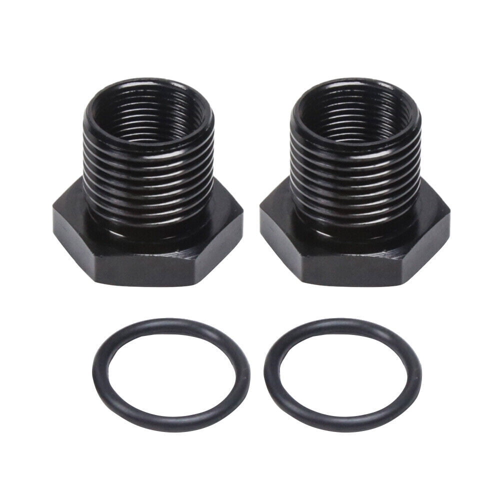 Black 2X Convert Thread Adapter Aluminum PremiumThread Adapter 5/8x24 ...