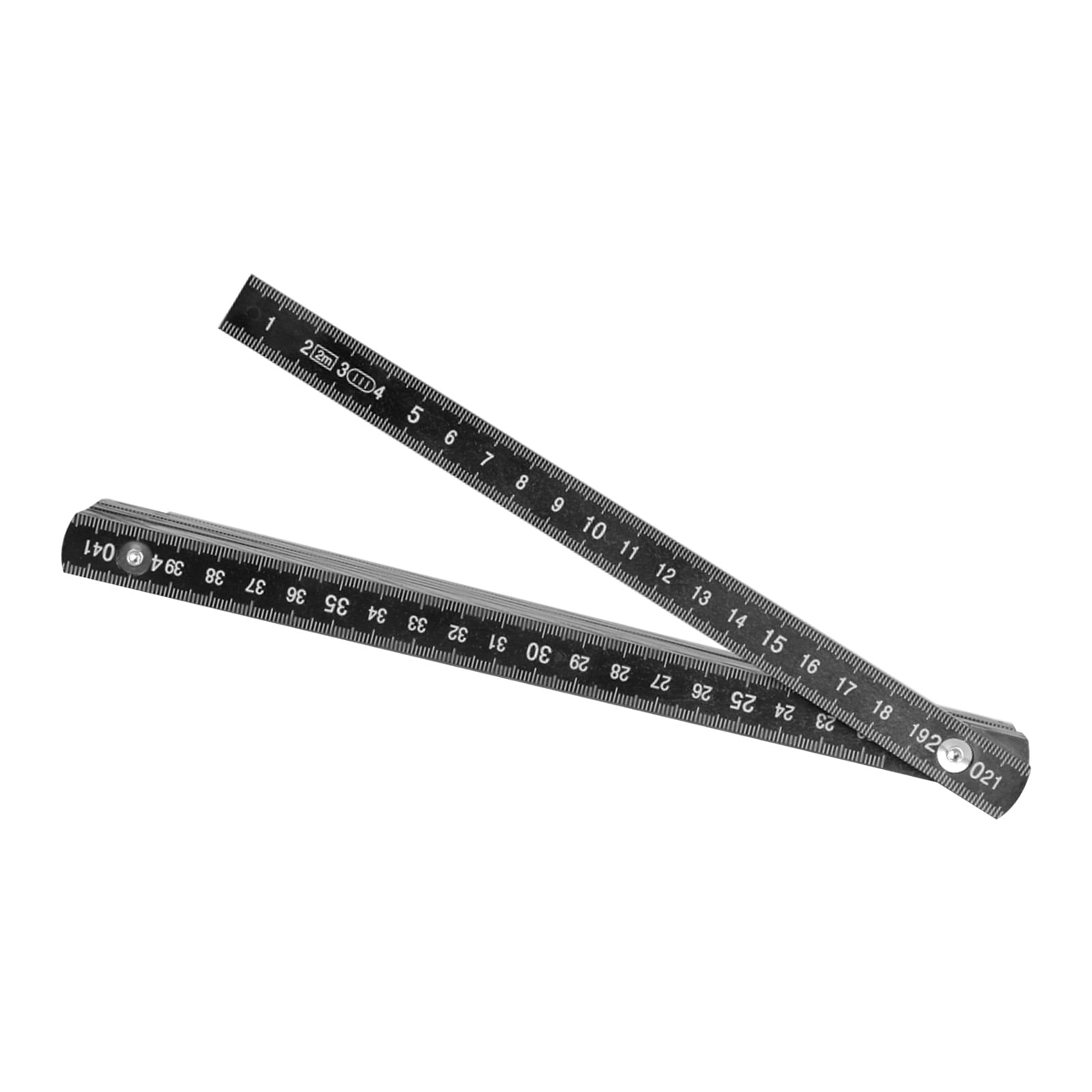 Black 2m Plastic Foldable Ruler Measuring Instrument Produced With ...