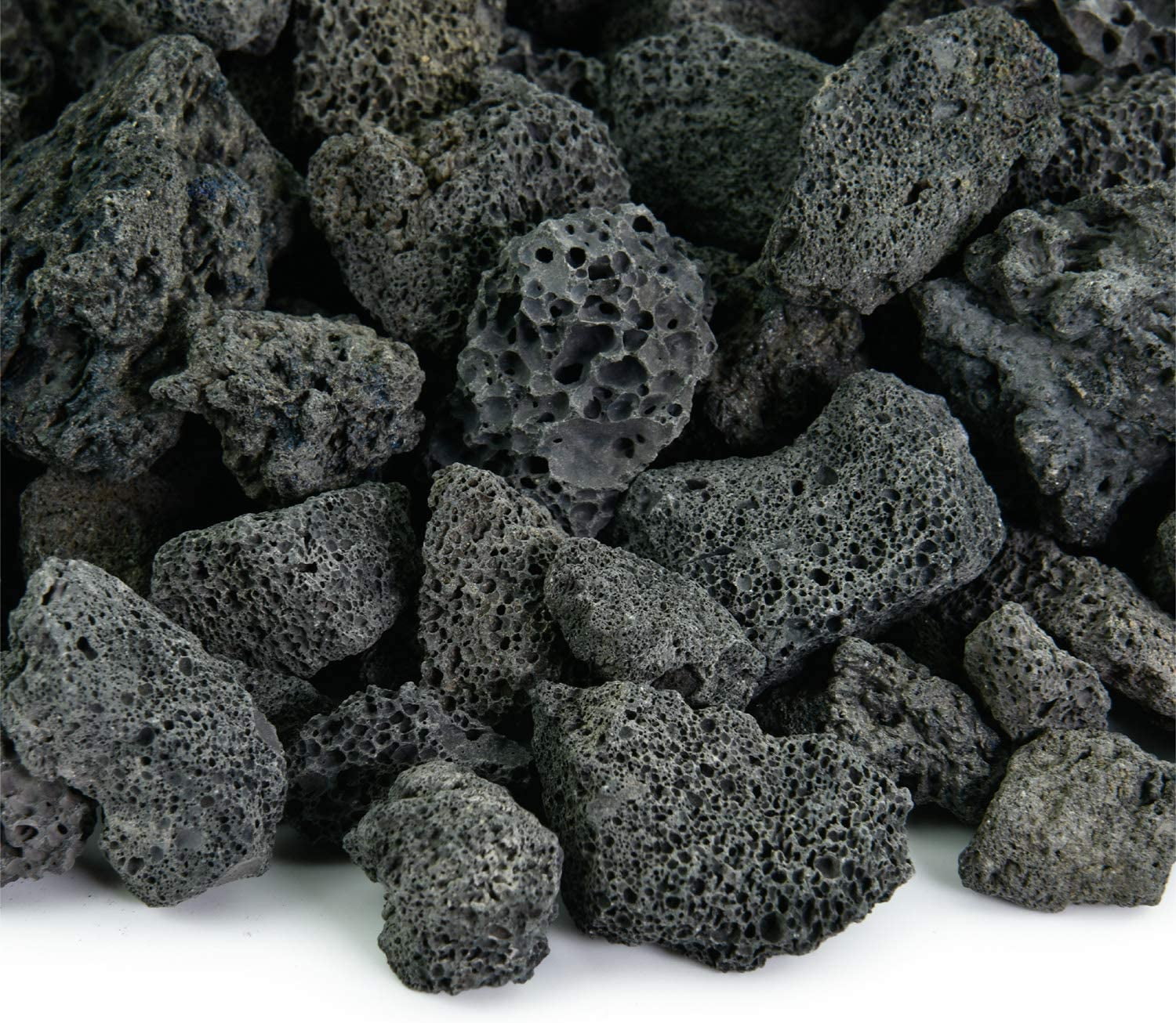 Black 3/4 Inch Lava Rock | Fireproof and Heatproof Volcanic Lava Rock ...
