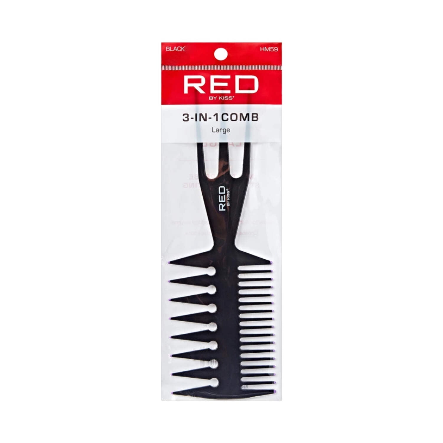 Red by Kiss 3-in-1 Comb - Black - Walmart.com