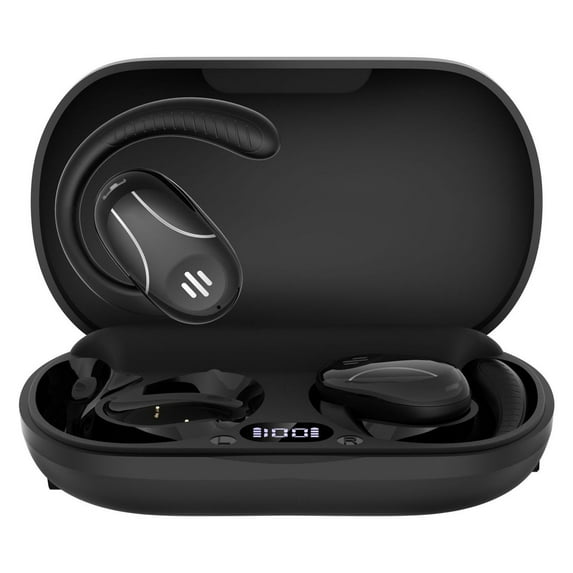 Black 3-In-1 Language Translator Earbuds In Black With Real-Time ...